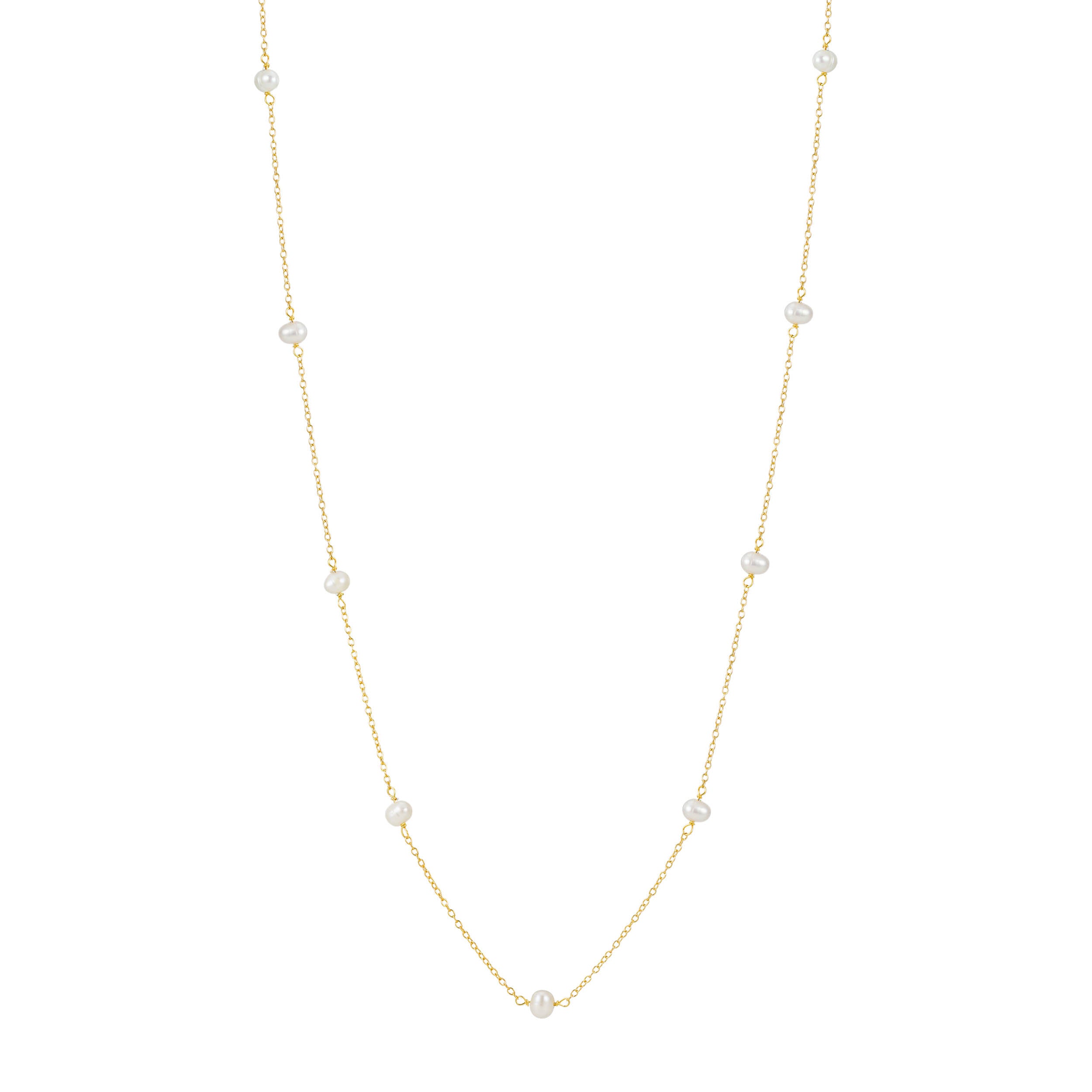 Pretty Pearls Gold Necklace – Capella & Co.